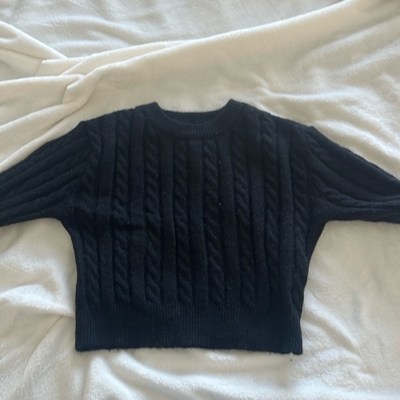 SHEIN | Sweaters | Cable Net Cropped Sweater From Shein | Poshmark